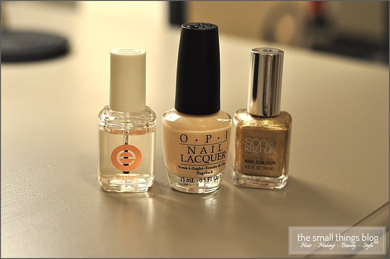 Gold Dipped Manicure - The Small Things Blog