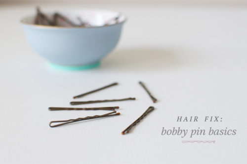 Hair Fix: Bobby Pin Basics - The Small Things Blog