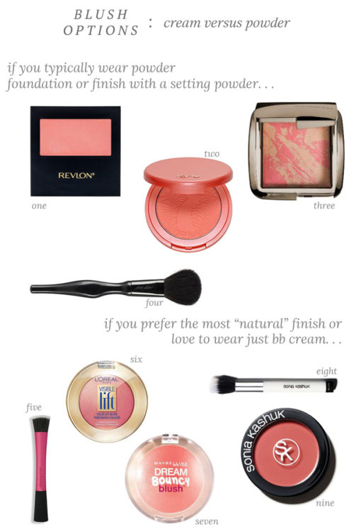 Blush: cream versus powder - The Small Things Blog