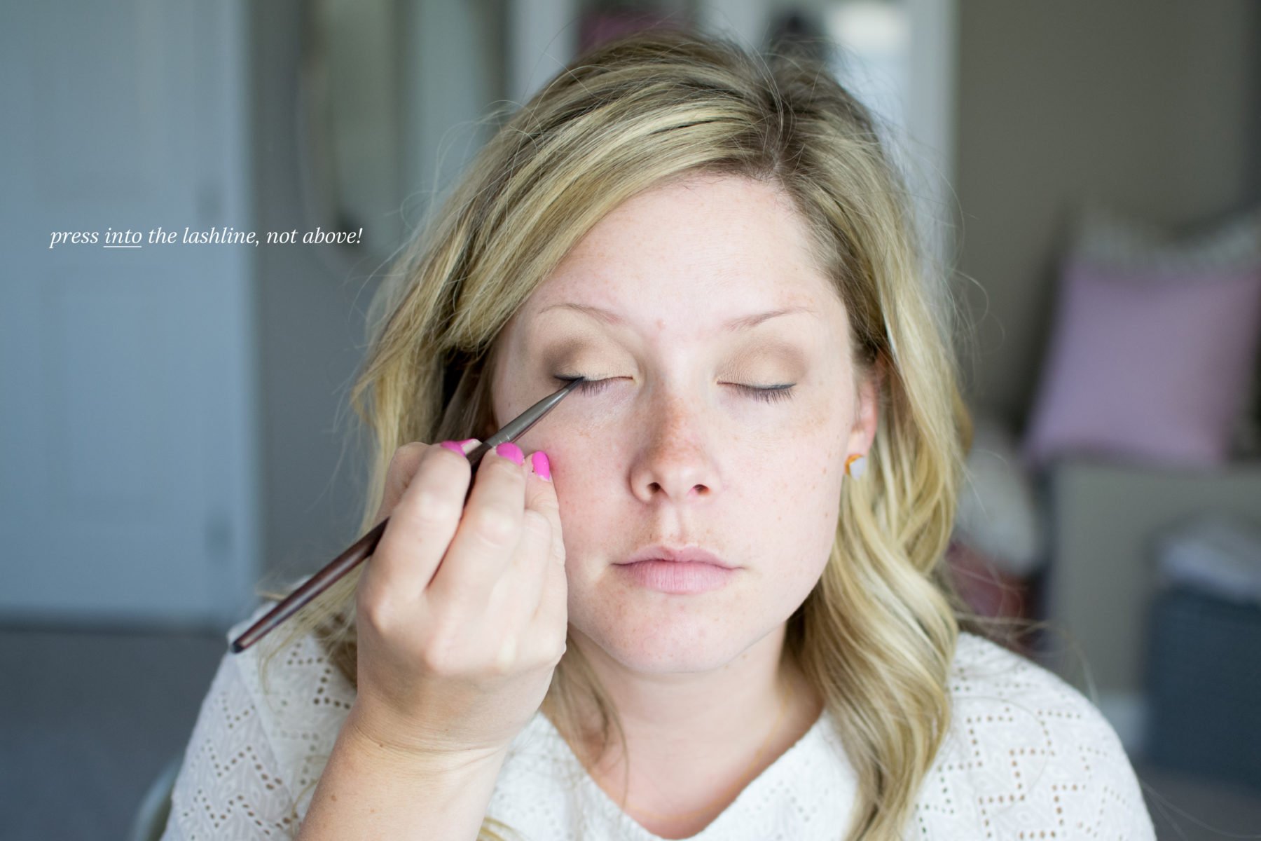 How to fake a thicker lash line - The Small Things Blog