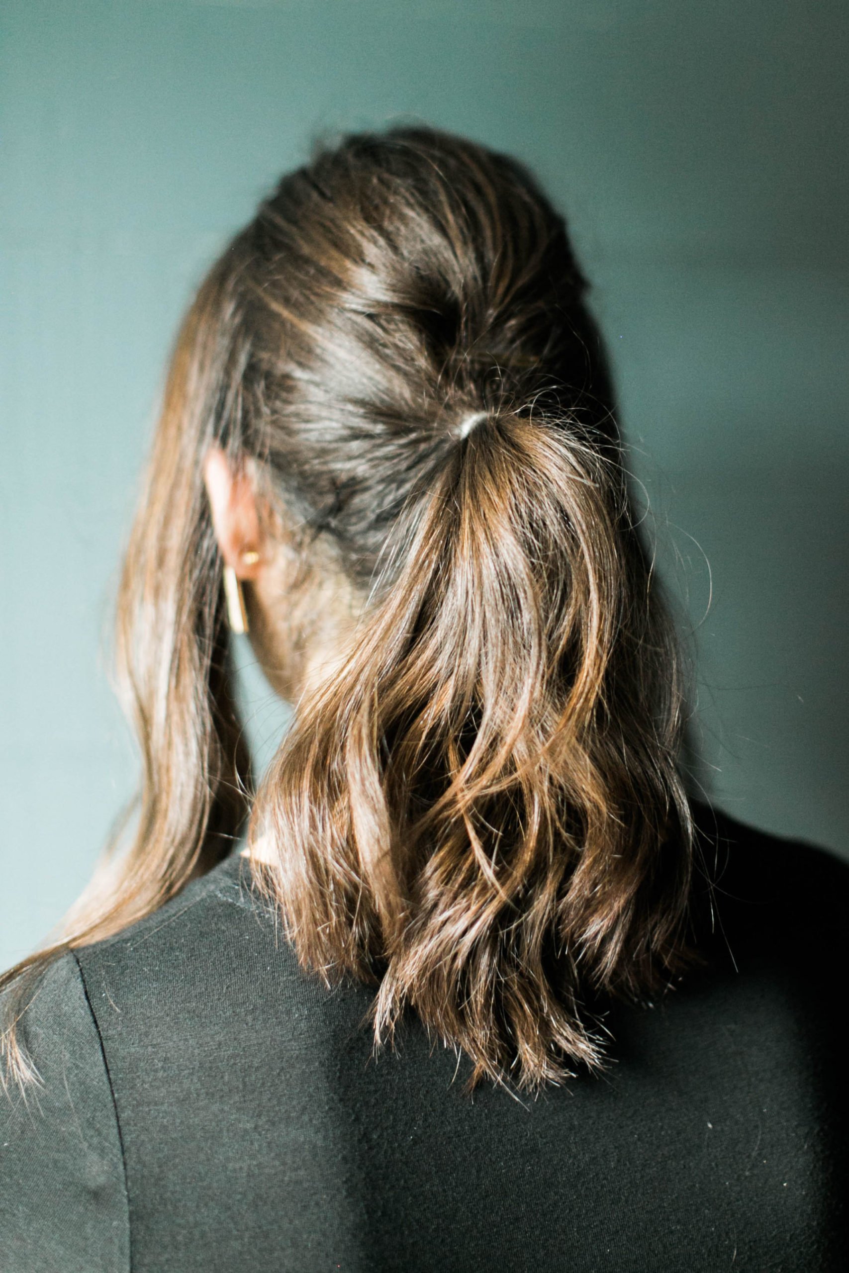 Ponytail with a Twist - The Small Things Blog