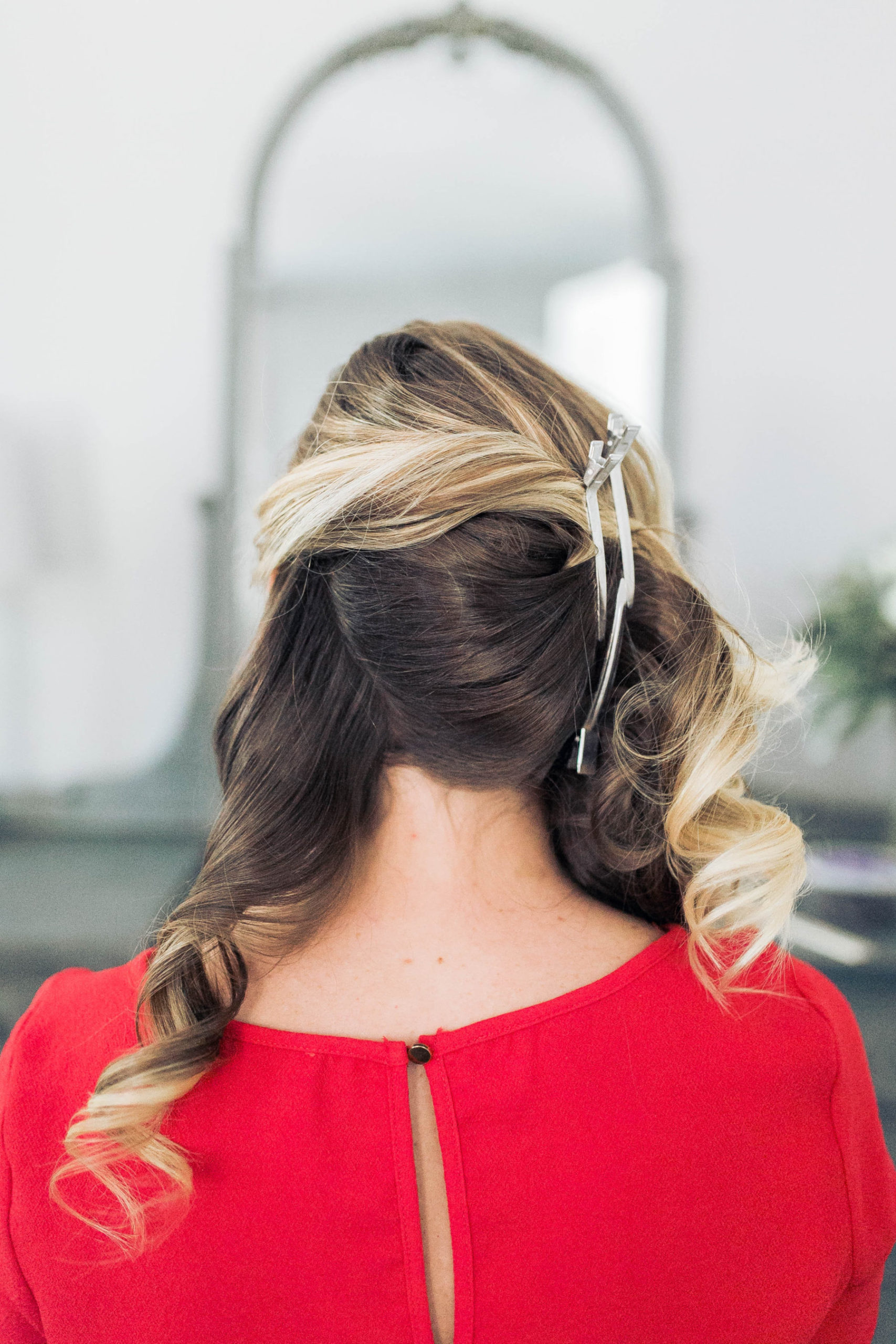 A Holiday Hair Tutorial, The Twisted Tuck - The Small Things Blog