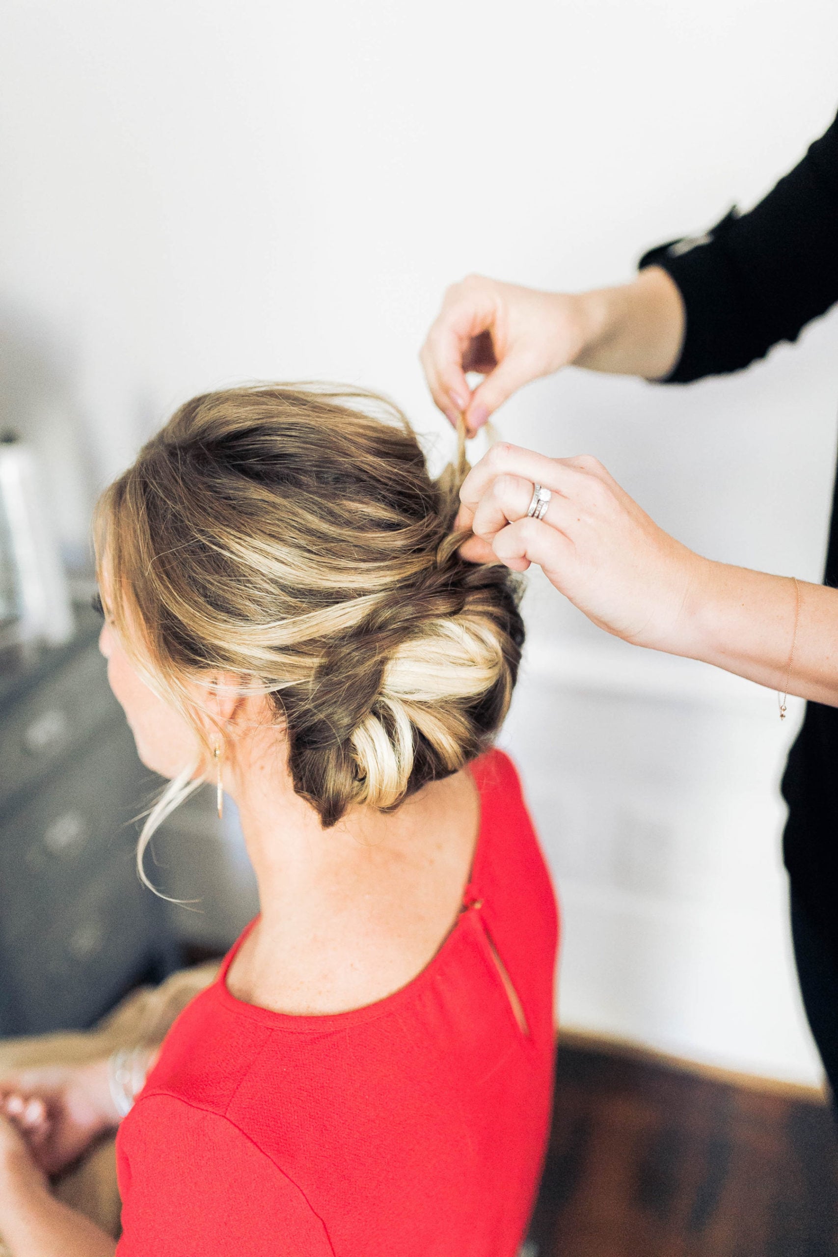 A Holiday Hair Tutorial, The Twisted Tuck - The Small Things Blog