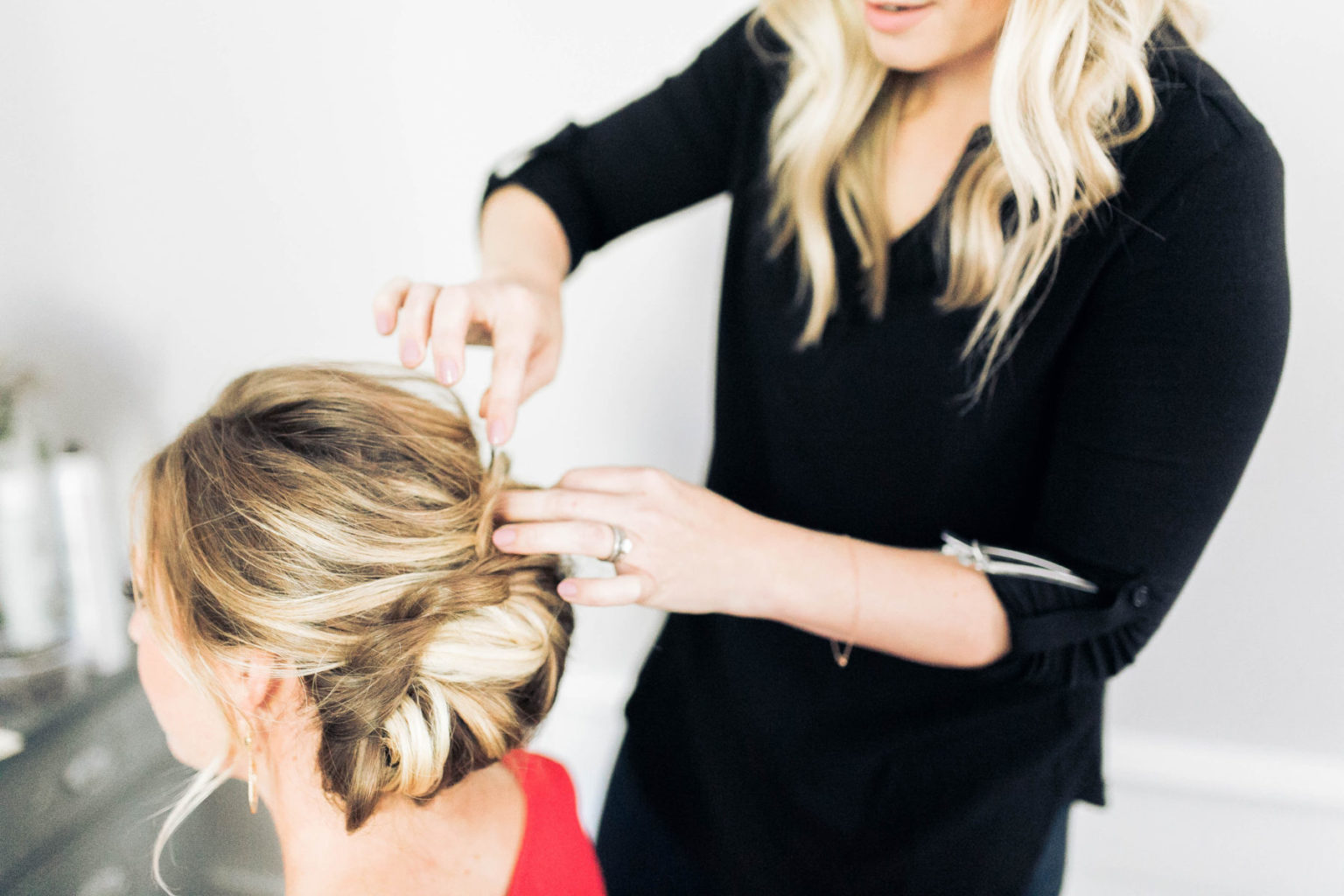 A Holiday Hair Tutorial, The Twisted Tuck - The Small Things Blog