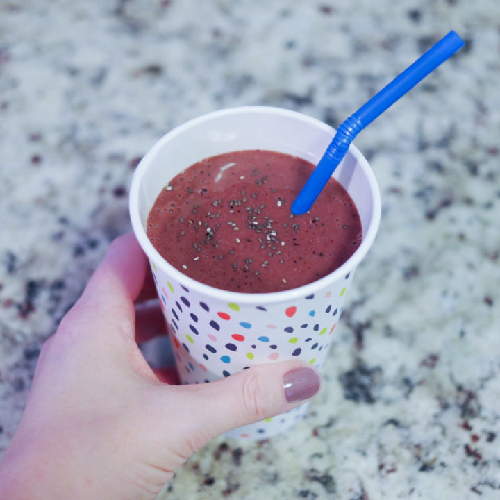 My quick and easy Breakfast Smoothie - The Small Things Blog