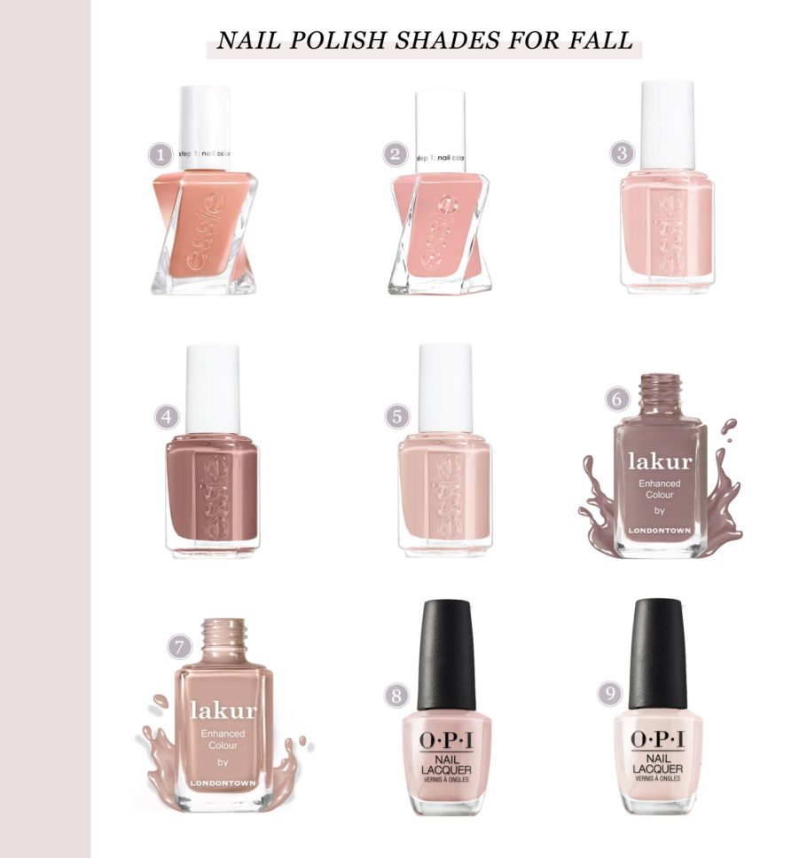 Neutral Nail Polishes for Fall - The Small Things Blog