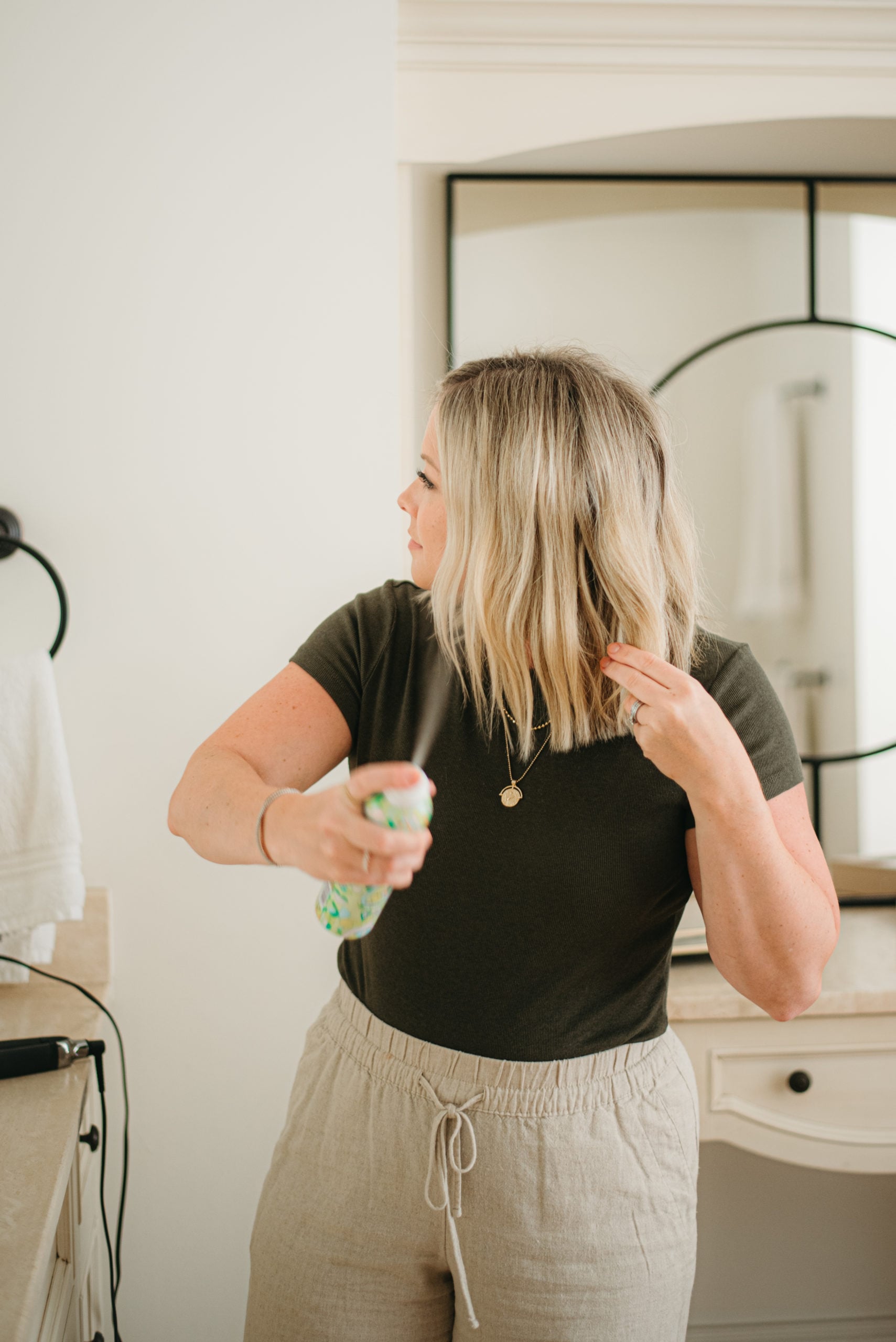 Soft Bends with a Flat Iron - The Small Things Blog