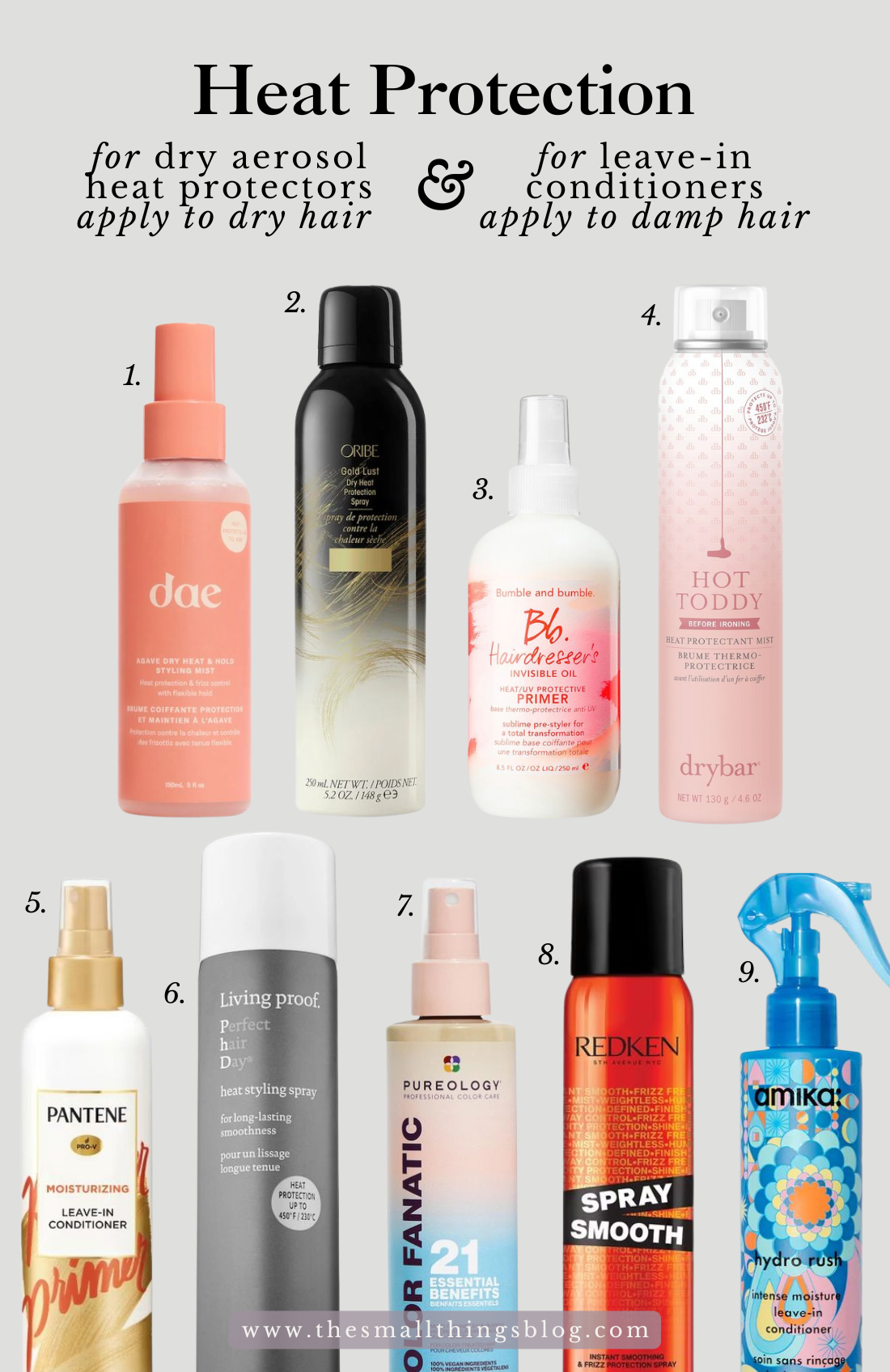 Heat Protectors: Do You Use One?! - The Small Things Blog
