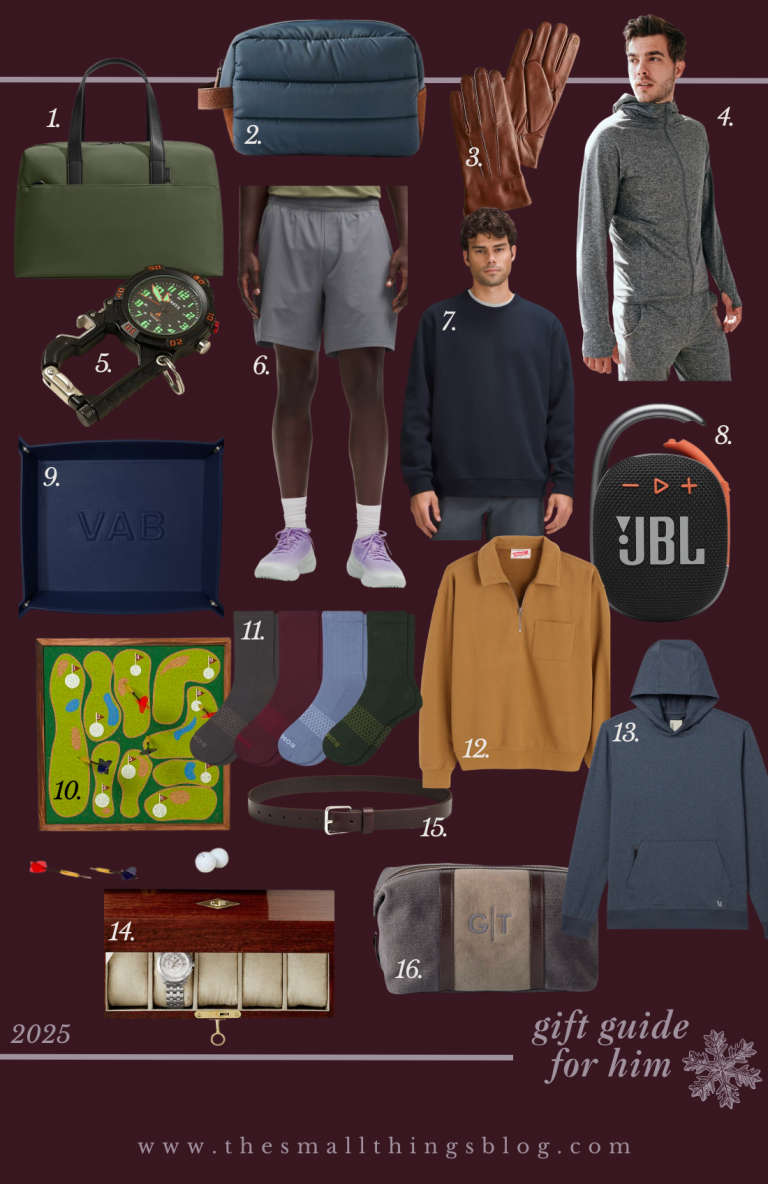 2025 Holiday Gift Guide: Gifts for Him - The Small Things Blog
