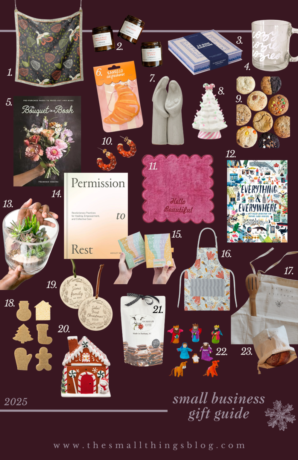 2025 Holiday Gift Guide: Gifts from Small Businesses - The Small Things ...